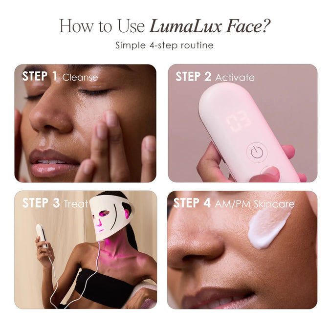 Lumi LED Face Mask – 7 Colors to Reduce Wrinkles & Acne Fast – GLOWLINE